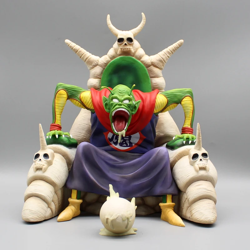30cm Anime Dragon Ball Piccolo Daimo Figure Gk Skull Throne Spit Eggs ...