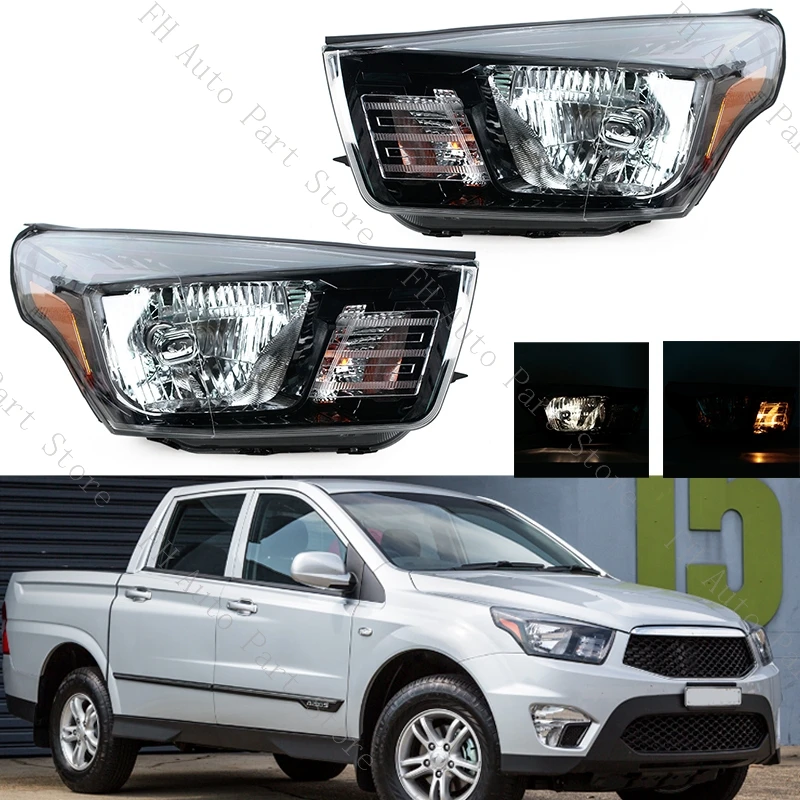 Headlamp-Headlight-For-Ssangyong-Actyon-Sport-2013-2014-2015-2016-2017 ...