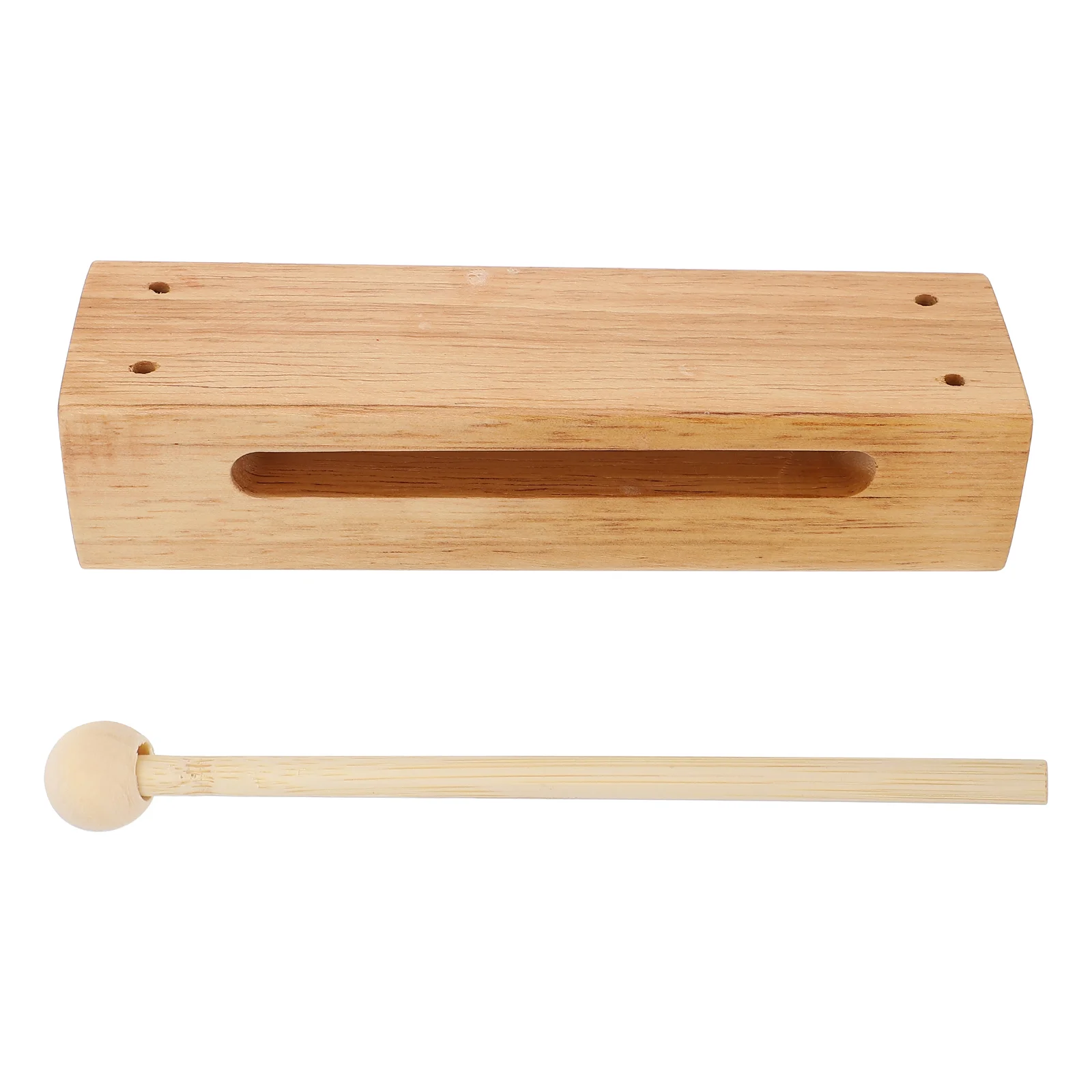 Wood-Block-Percussion-Instrument-Rhythm-Wooden-Beaters-Musical-Handheld ...