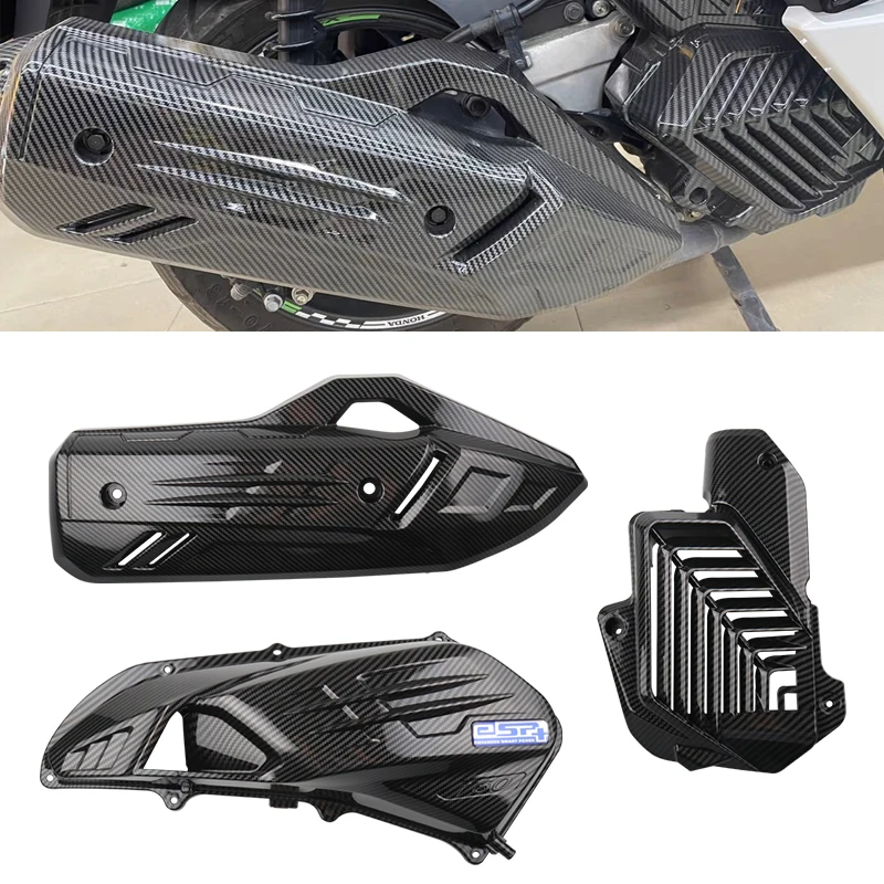 For-PCX160-PCX-160-Motorcycle-Muffler-Cover-Air-filter-Protector-Cover ...