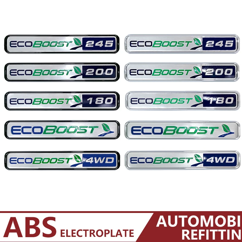 3D-ABS-Car-Rear-Trunk-Badge-Sticker-Logo-180-200-245-4WD-EcoBoost ...