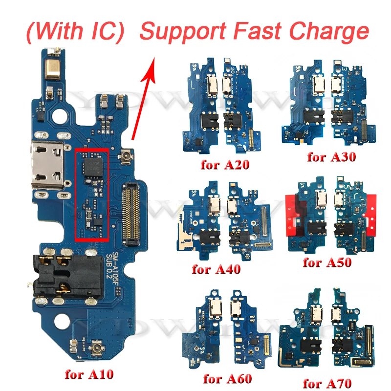 Charger-Port-Dock-Connector-USB-Board-For-Samsung-Galaxy-A10-A20-A30 ...