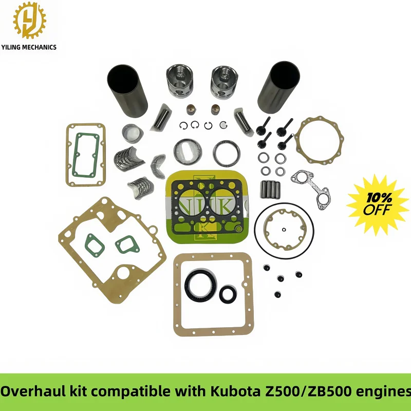 Compatible with Kubota Z500/ZB500 excavator engine seal kit overhaul ...