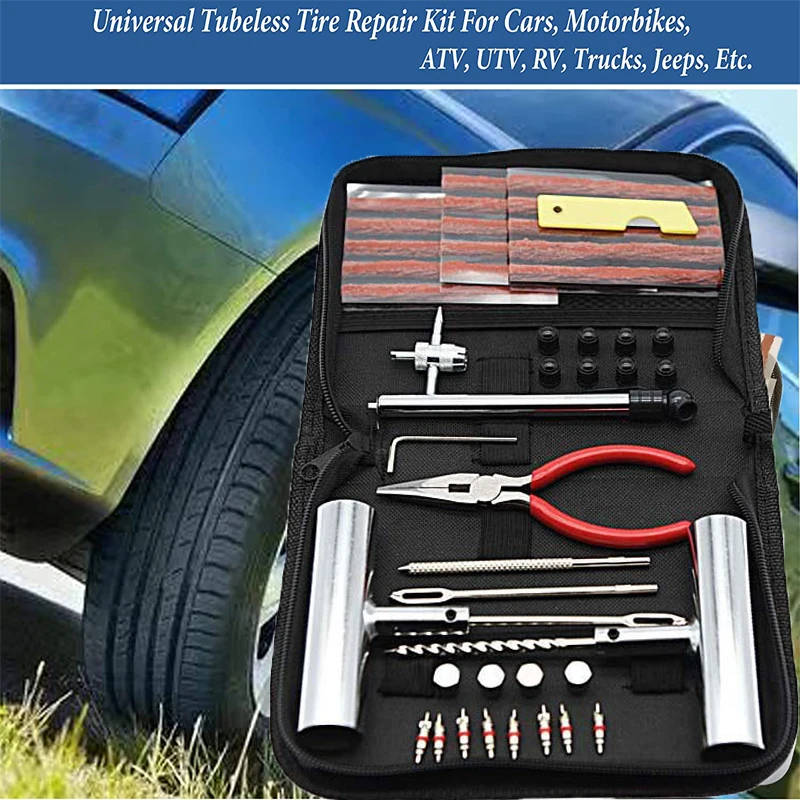 Universal-Tire-Repair-Tools-Flat-Emergency-Tire-Repair-Kit-Heavy-Duty ...