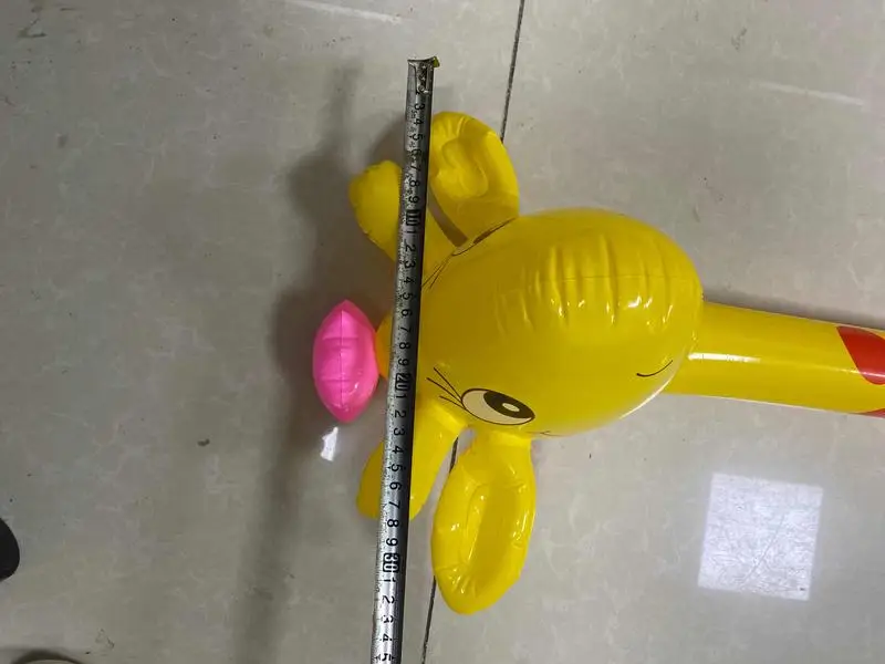 10Pcs Inflatable Animals Stick With Smile Face Inflatable Balloon Toy ...