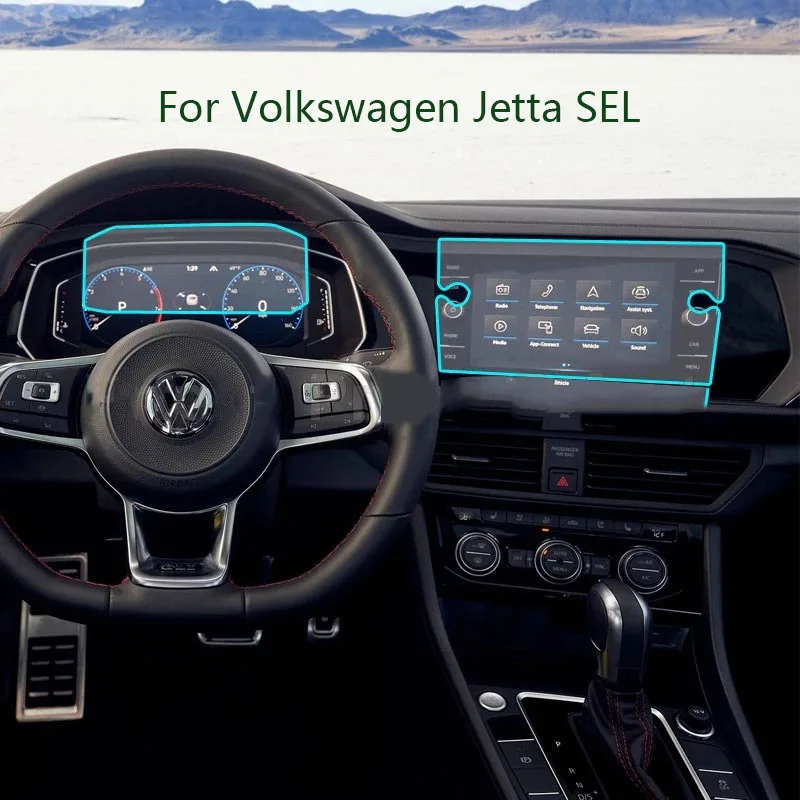 For-Volkswagen-Jetta-SEL-2019-2020-2021-Car-Navigtion-Tempered-Glass ...