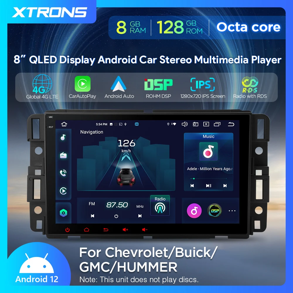 XTRONS-8-Android12-Octa-Core-8-128GB-QLED-Car-Multimedia-Player-For ...
