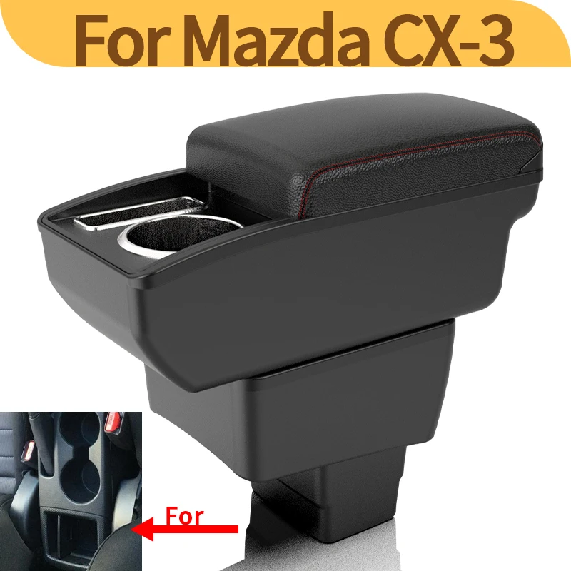 For Mazda CX-3 Armrest Retrofit For mazda 2 skyactiv version cx3 CX-3 ...