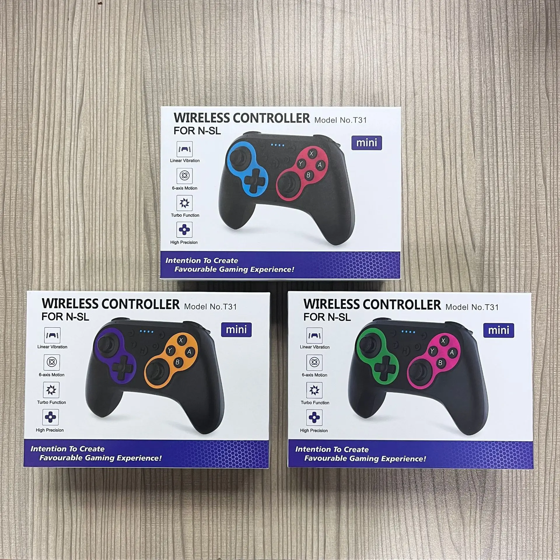 Mini mando inalámbrico T31 NFC con Bluetooth para Nintendo switch ...