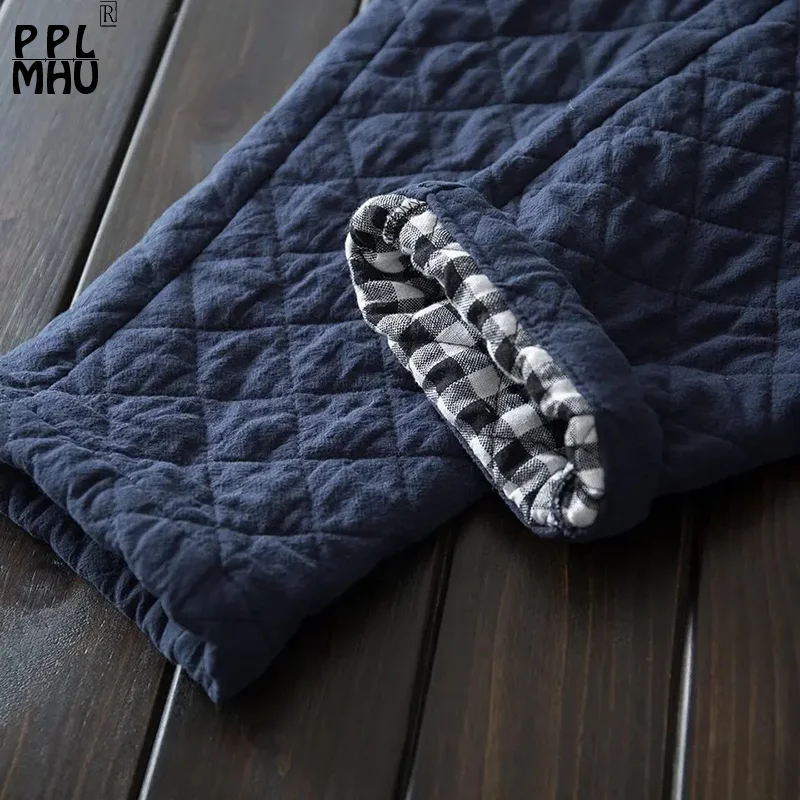 Winter Thick Loose Casual Pants Women Basic Pocket High Waist Cotton Pantalones Mother's ...