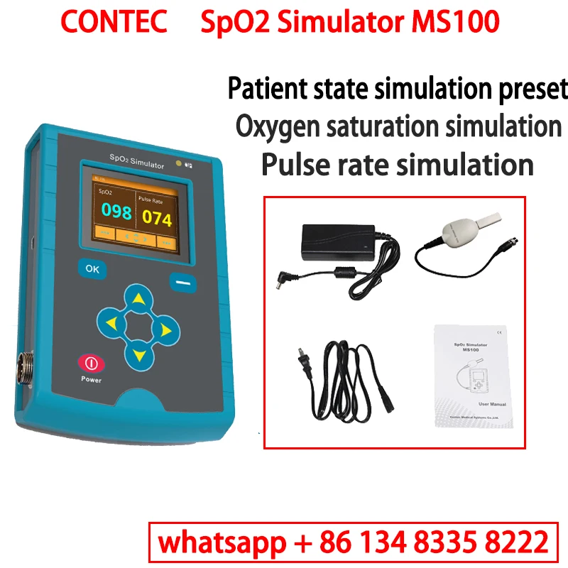 CONTEC-MS100-SpO2-Simulator-Pulse-Oximeter-Accuracy-Oxygen-Saturation ...