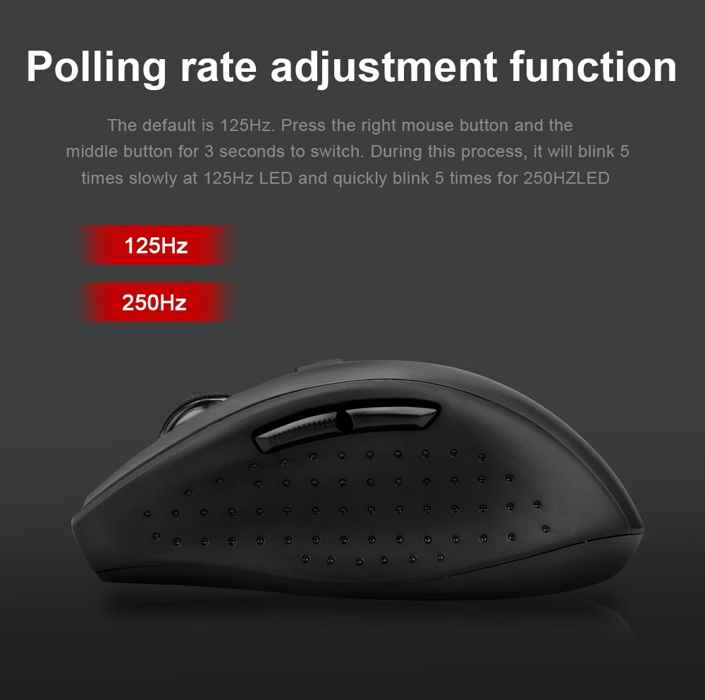 E-YOOSO E-1010 USB 2.4G Wireless Gaming office Mouse 2400 DPI optical Game Mice ergonomic for ...