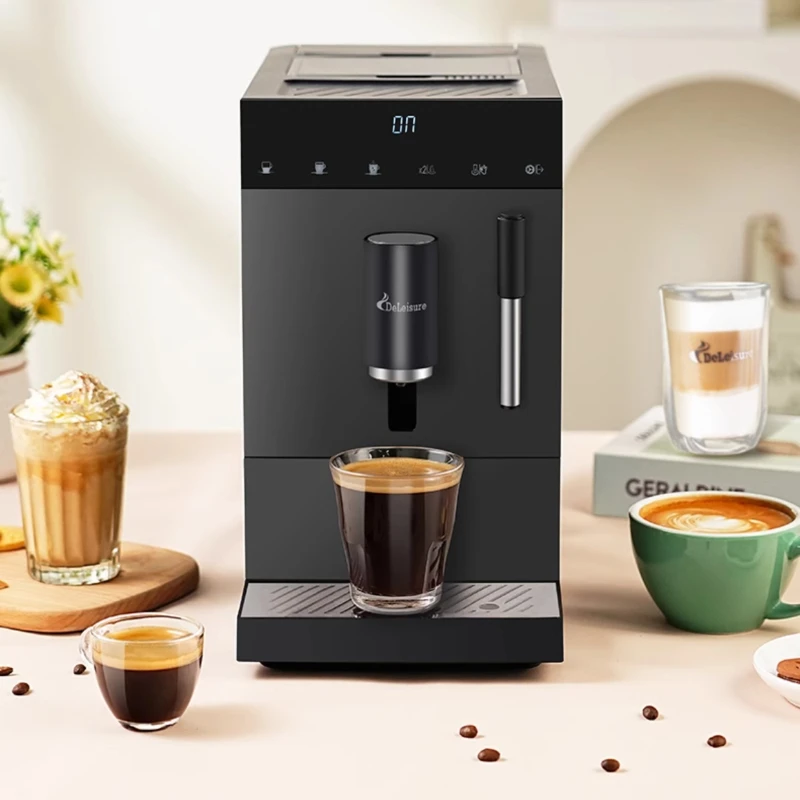 Household-Small-Auto-Coffee-Machine-Milled-Bean-Smart-Touch-One-Click ...