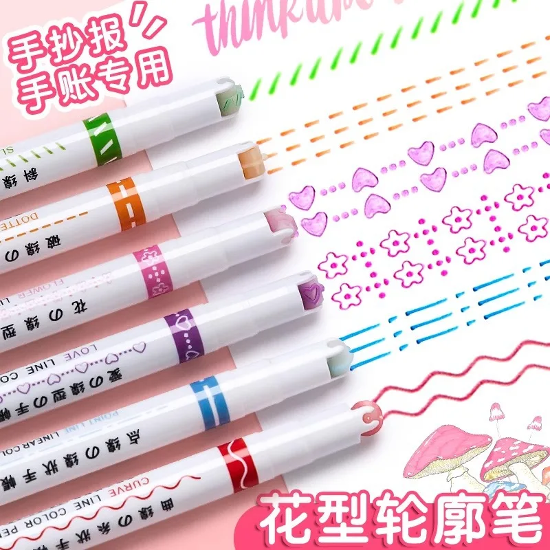 Best Highlighter Flower Drawing Pens for Kawaii Journaling and Artistic ...