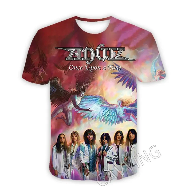 Angel Band 3D Printed Casual T-shirts Hip Hop Tee Shirts Harajuku ...