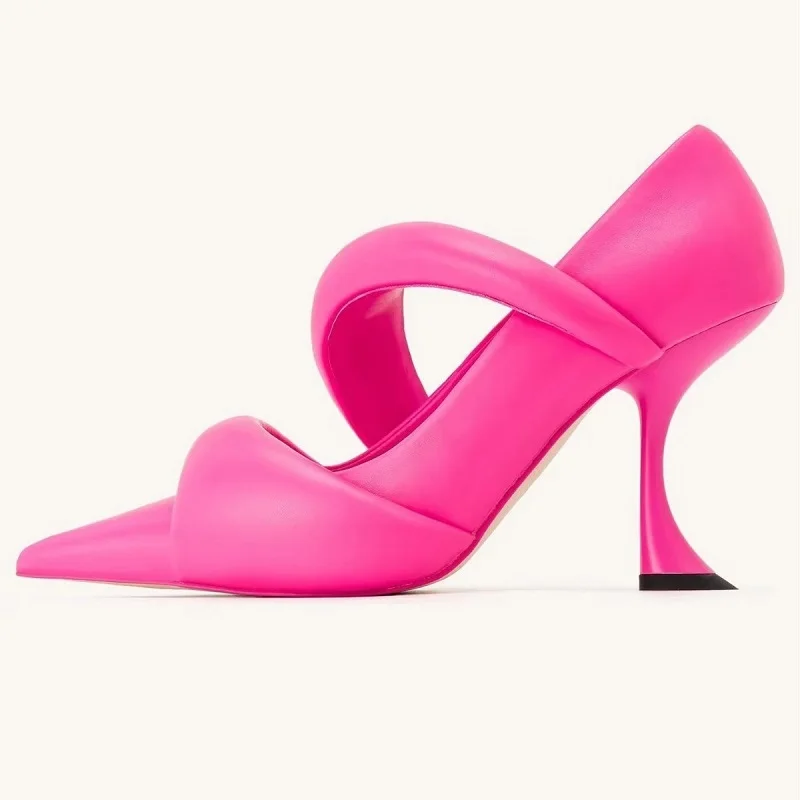 Spring-Summer-New-Pointed-Shallow-Mouth-Alien-Heel-Sexy-Single-Shoes ...