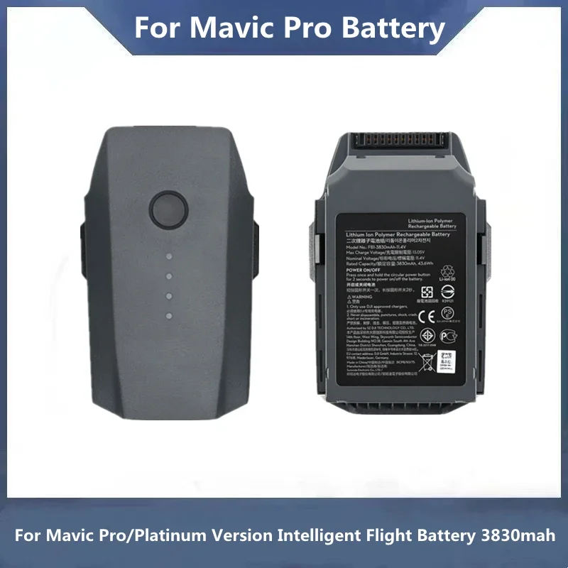 For-Mavic-Pro-Battery-3830mAh-27-Minutes-of-Battery-Life-Compatible ...