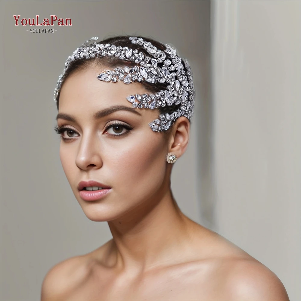 TOPQUEEN-Bridal-Headband-Handmade-Rhinestone-Wedding-Headpiece-Hair ...