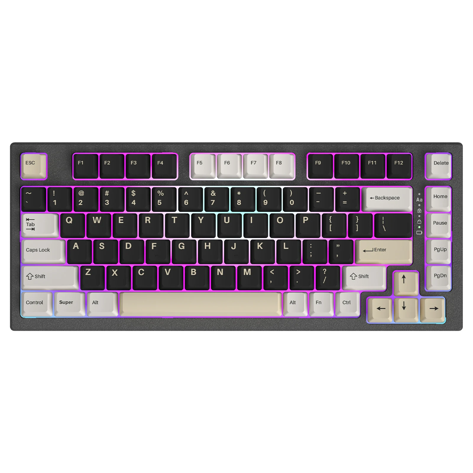 YUNZII-YZ75-Pro-Black-75-Hot-Swap-Wireless-Gaming-Mechanical-Keyboard ...