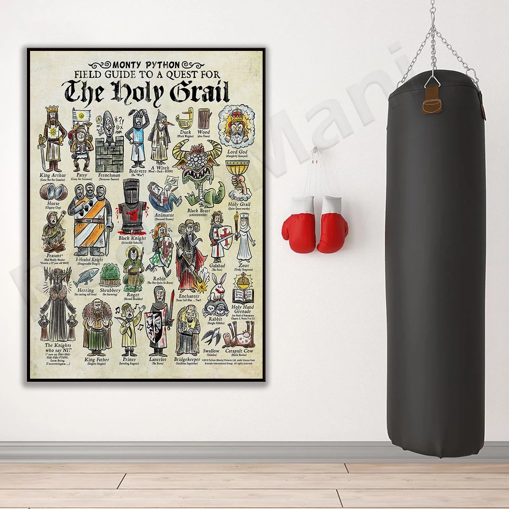 Monty Python Art Holy Grail