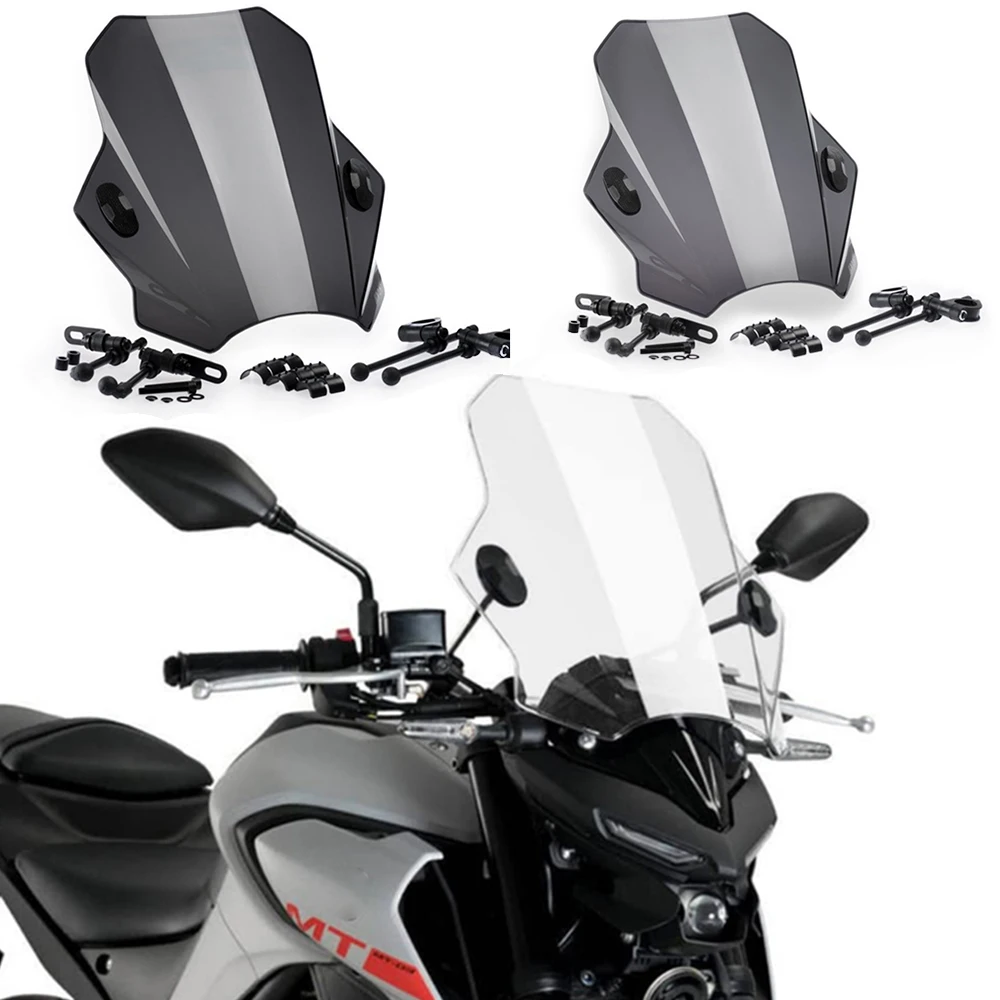 MT-03-Motorcycle-Adjustable-Wind-Screen-Windshield-For-YAMAHA-MT-03 ...