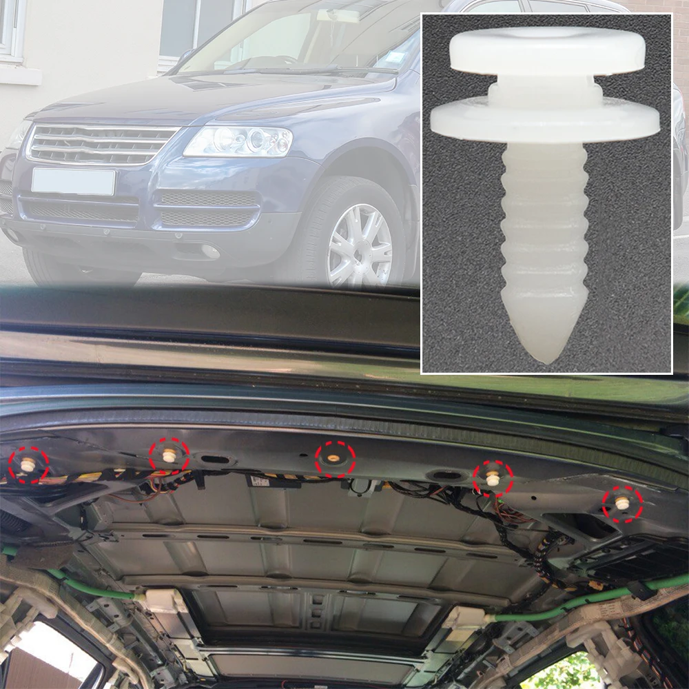 Car-A-B-C-Pillar-Trim-Fastener-Insert-Rivets-Clips-3B0867333-For-VW ...