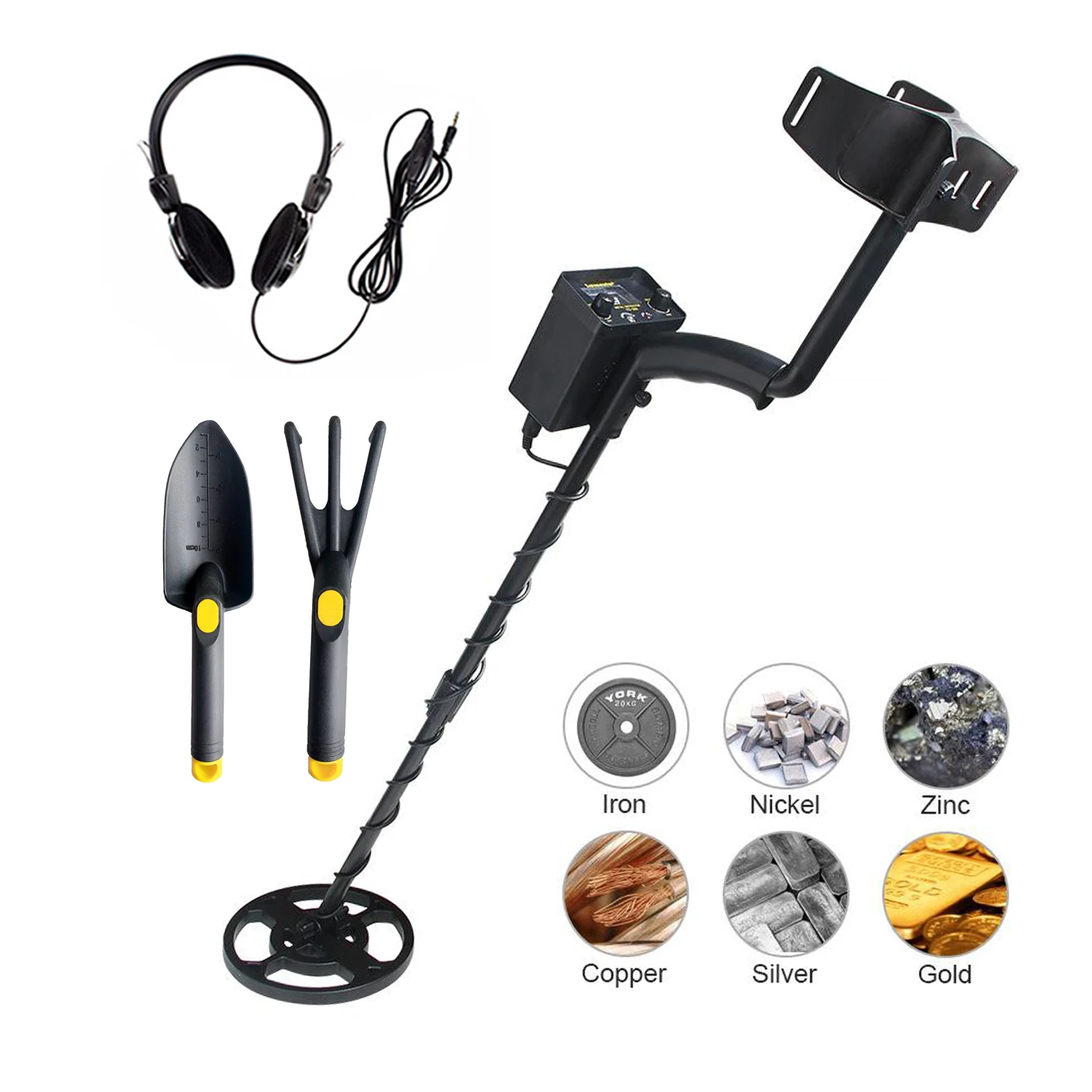 Metal Detector TC-200 Underground depth Detector Adjustable Tracker ...