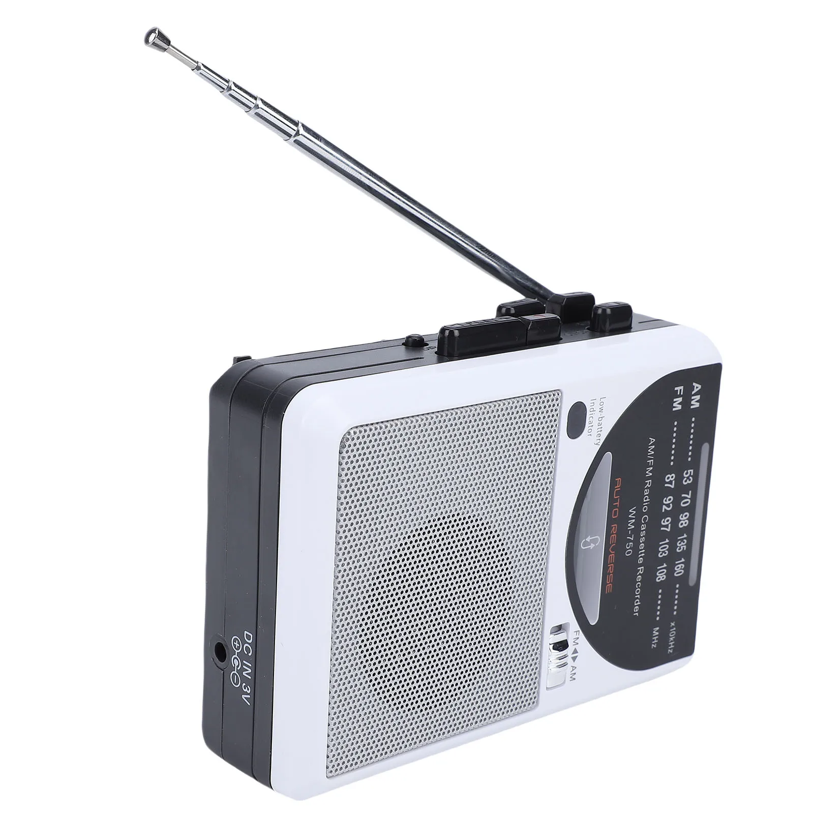 Retro Cassette Player Retro Cassette Recorder AM FM Radio Portable Tape ...
