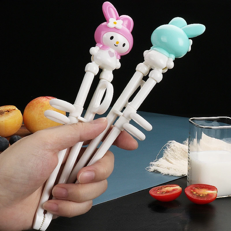 1-Pair-Cartoon-Animal-Baby-Learning-Training-Chopsticks-Beginner ...