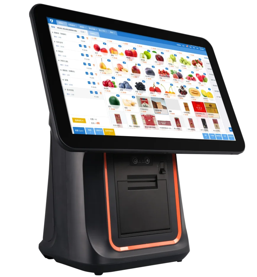 15.1inch New Android Windows Pos System All In One Touch Screen Pos All ...