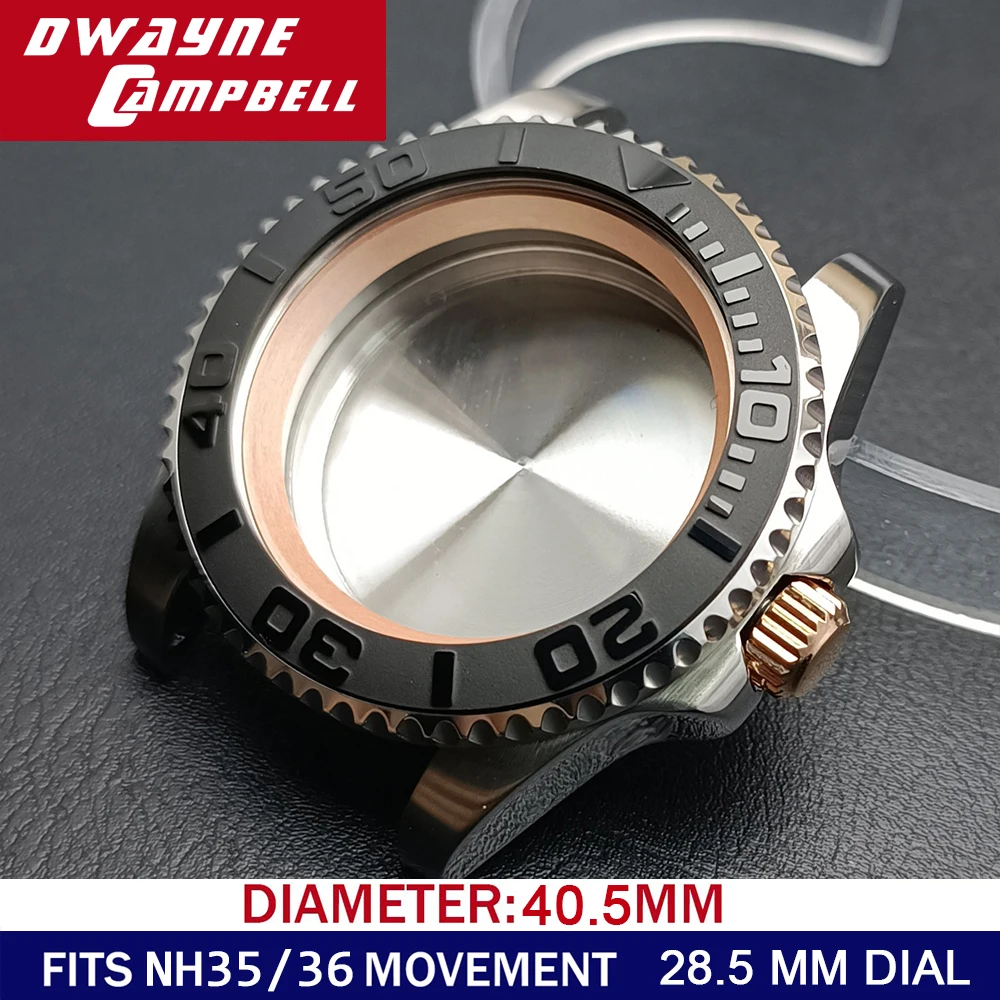 High-quality GMT case have inner ring 40.5mm men's case FIT NH35 NH36 ...