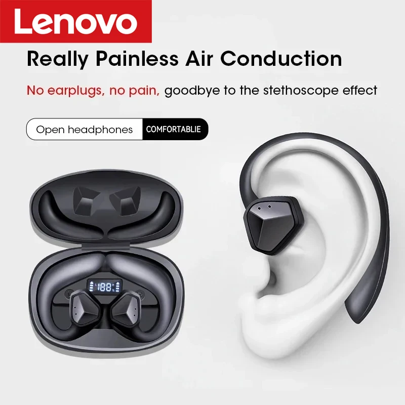 Lenovo-auriculares-inal-mbricos-M3-Pro-cascos-con-Bluetooth-impermeables-c-modos-conducci-n-sea ...