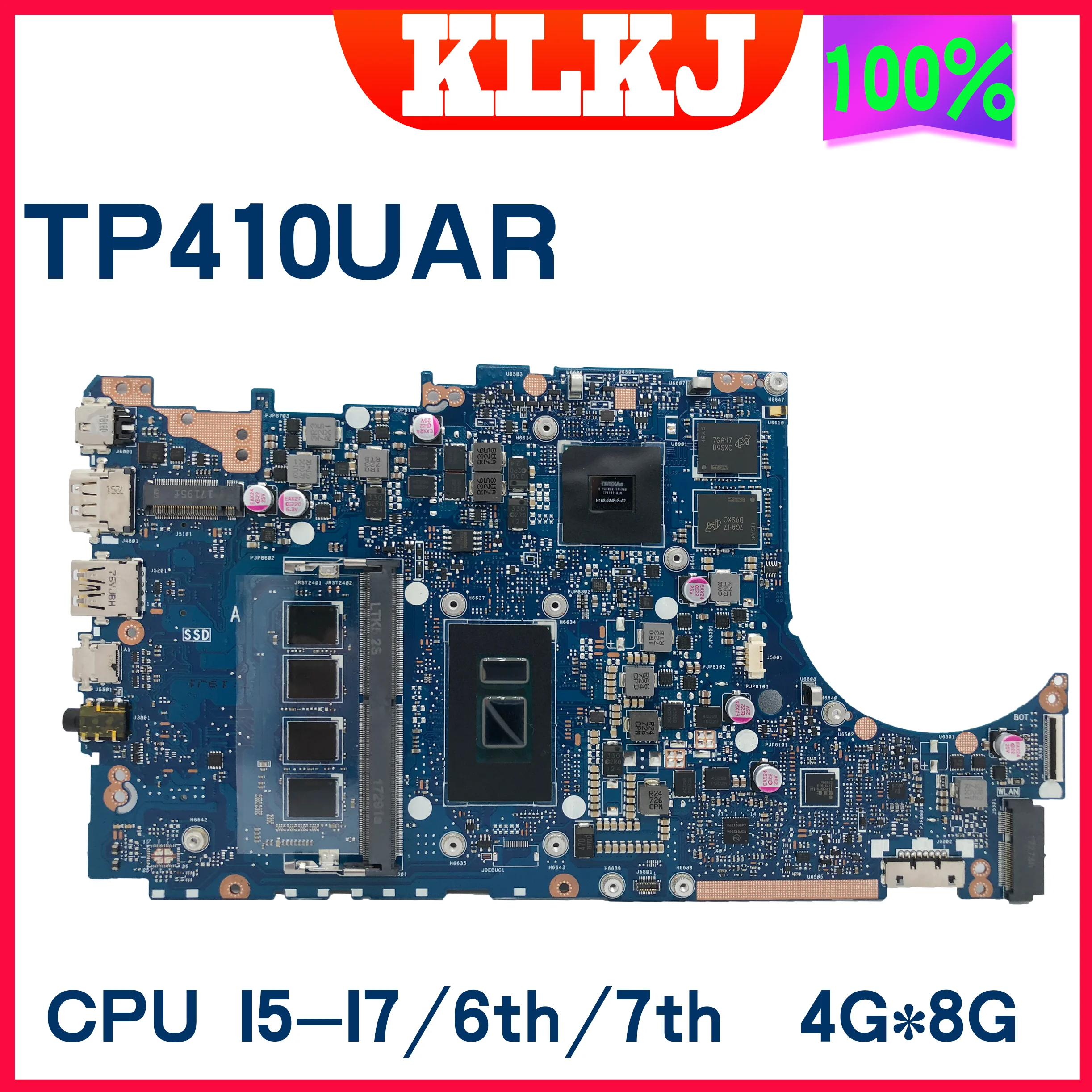 TP410UA Laptop Motherboard For ASUS VivoBook Flip 14 TP410UQ TP410UF ...
