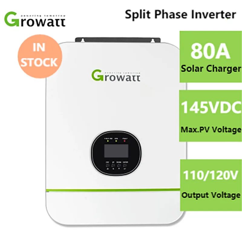 Growatt SPF 3000TL HVM-24 PV Off Grid Solar Inverter, 49% OFF