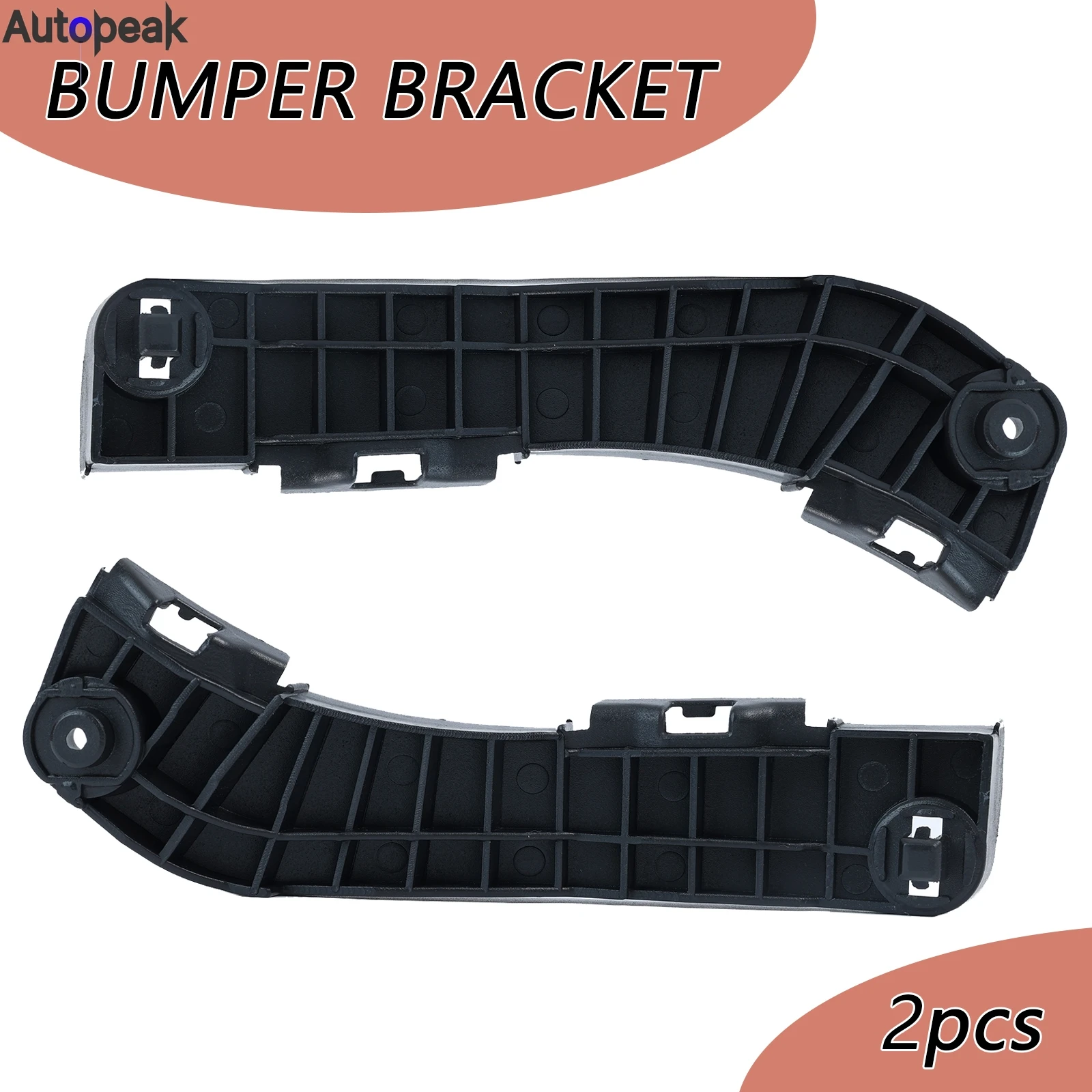 Car-Part-Front-Bumper-Retainer-Brackets-Spacer-Left-Right-Pair-Side ...