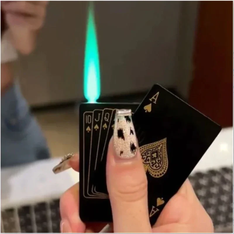 Juego-de-cartas-creativo-para-hombre-encendedor-de-butano-a-prueba-de ...