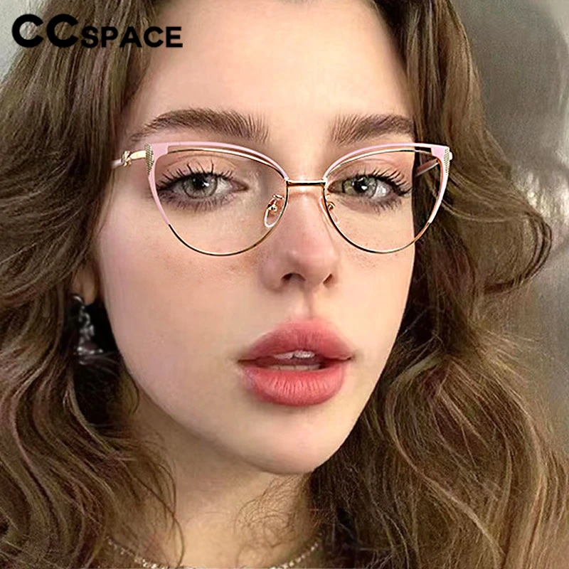 Metal-Photochromic-Glasses-Women-Fashion-Cat-Eye-Optical-Clear-Eyeglass ...