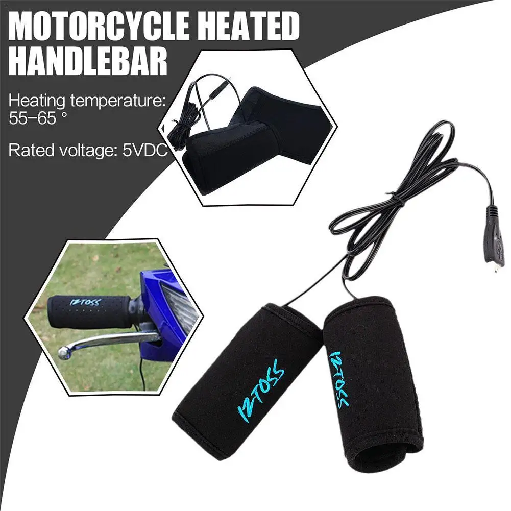 1-Set-Winter-Motorcycle-Heating-Handle-USB-Input-With-Temperature ...