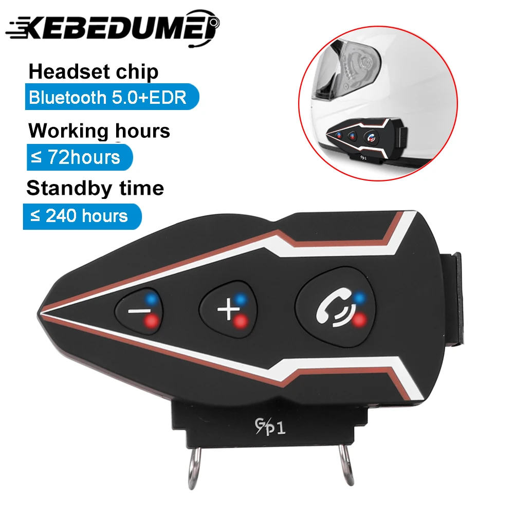Motorcycle-Helmet-Headset-Bluetooth-5-0-Wireless-Handsfree-Call-Kit ...
