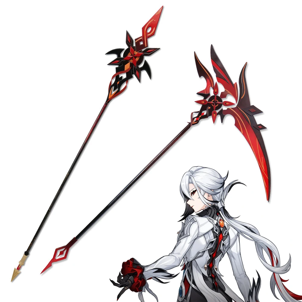 Juego-Genshin-Impact-Arlecchino-Crimson-Moon-s-Semblance-Spear-Scythe ...