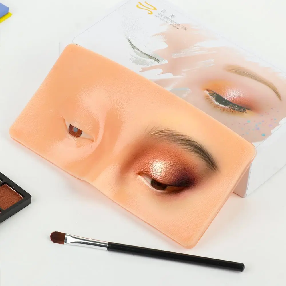 Reusable-5D-Silicone-Cosmetic-Makeup-Practice-Mask-Board-Pad-Skin-Eye ...