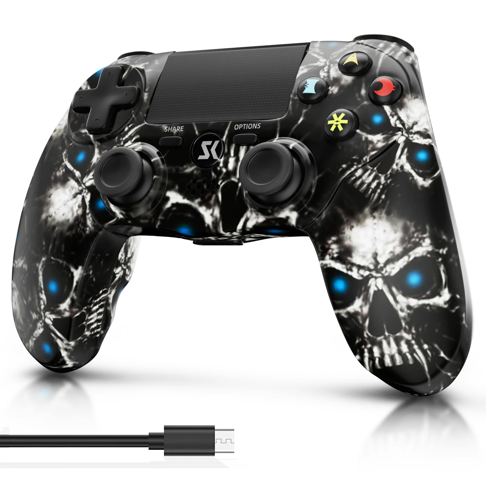 K-ISHAKO-Wireless-Controller-For-PS4-Gamepad-Double-Shock-Sixaxis-Motion-Contro-360-Joyftick-for ...