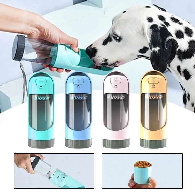 Summer-Portable-Pet-Dog-Water-Bottle-300ml-Drinking-Bowl-for-Large-Dogs ...