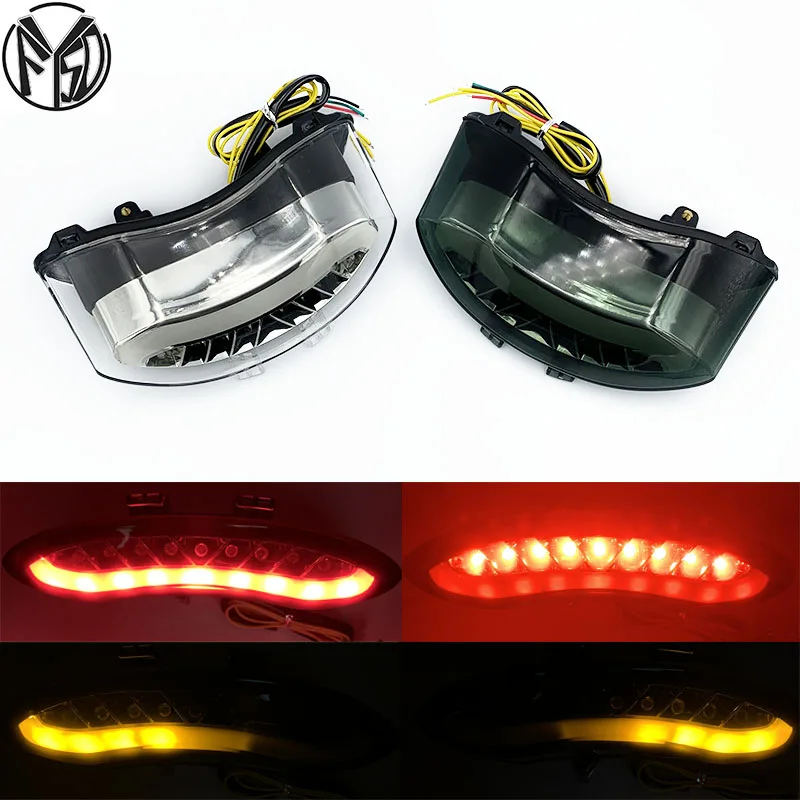 LED Rear Tail Brake Light Blinker Turn Signal Integrated Lamp For ...