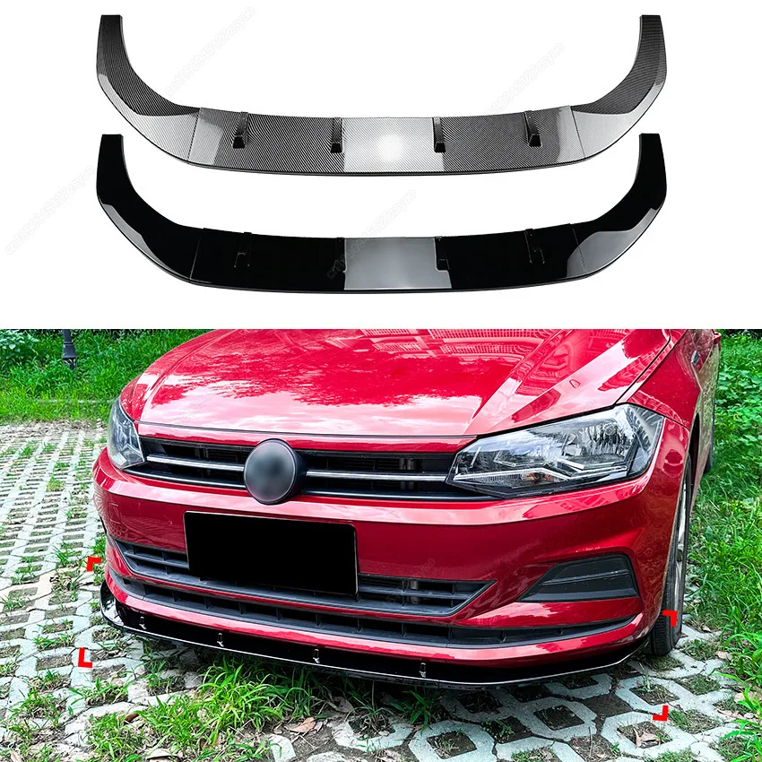 Car Front Bumper Spoiler Lip for VW Virtus 2018–2023: Real-World Fit ...