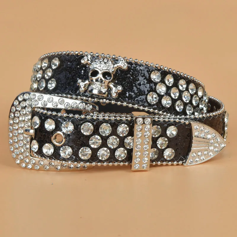 Gorgeous Rhinestone Skull Belt - Perfect Valentine's Gift for Your ...
