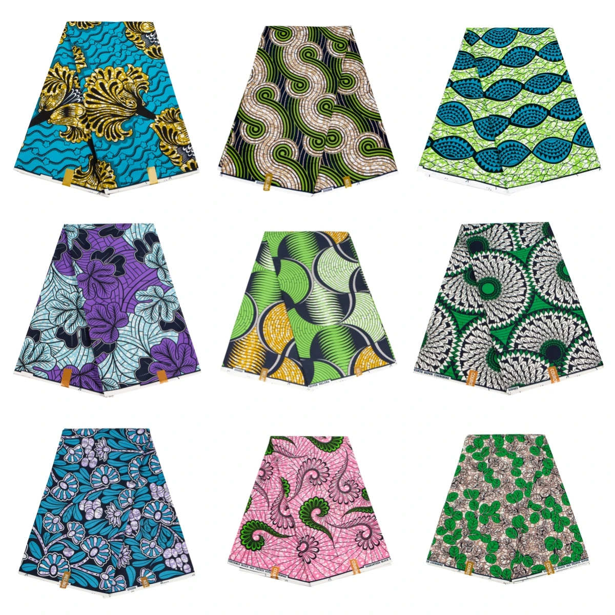 Africa-Ankara-Prints-Wax-Fabric-100-Polyester-Block-Pattern-Patchwork ...