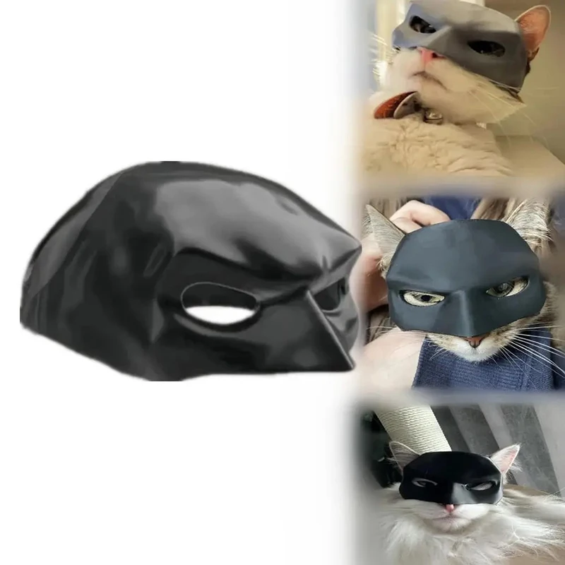 New-Black-Bat-Cat-Avenger-Mask-Cute-Bat-Mask-Cool-Superhero-Pet-Toys ...
