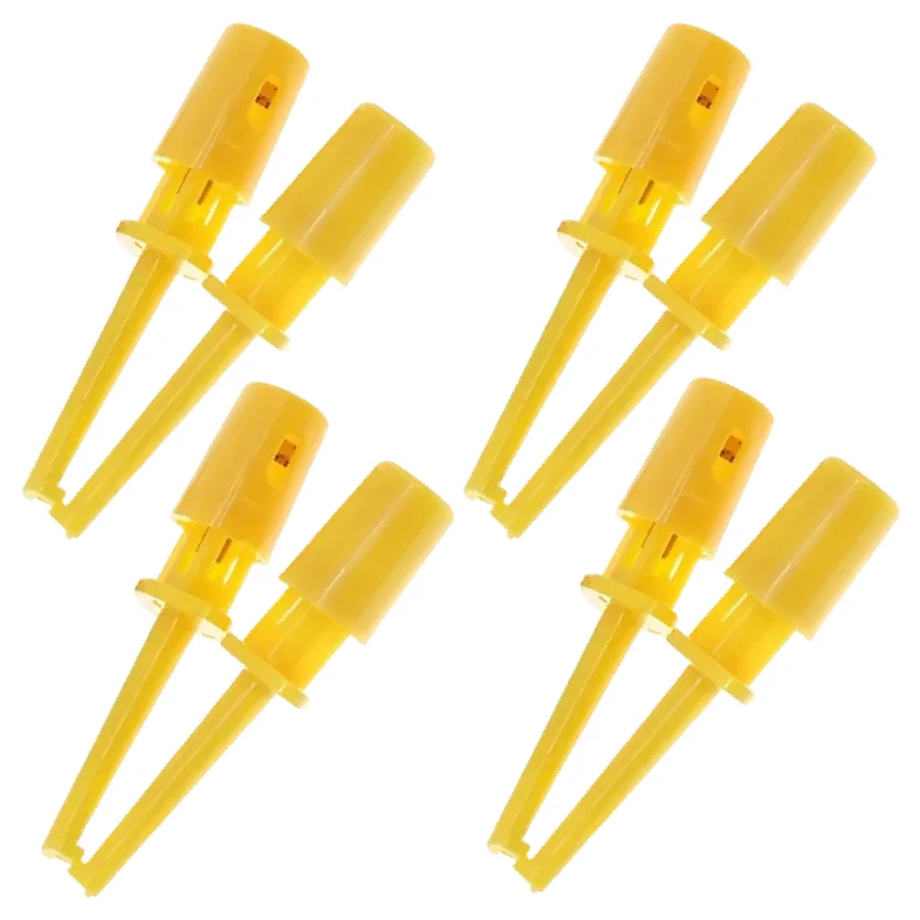 Small IC Grabber Probes Round Crocodile Clips Electronic Testing ...