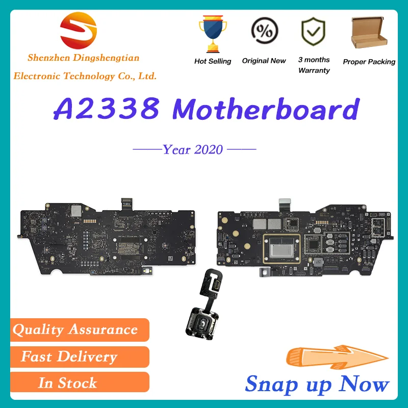 2020 Year For MacBook Pro 13" M1 A2338 Motherboard Ram 8GB 16GB SSD ...